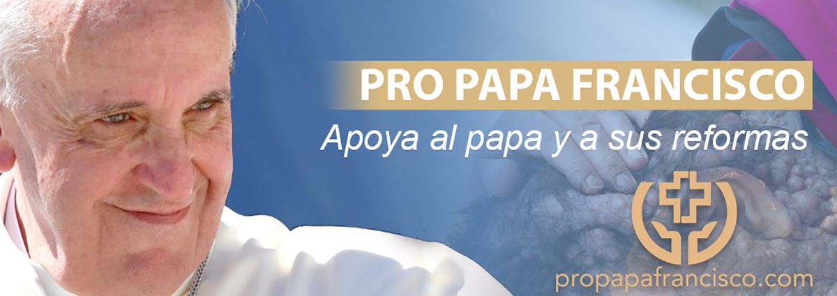 Se estás a favor do Papa Francisco e suas reformas, mostra o teu apoio ...