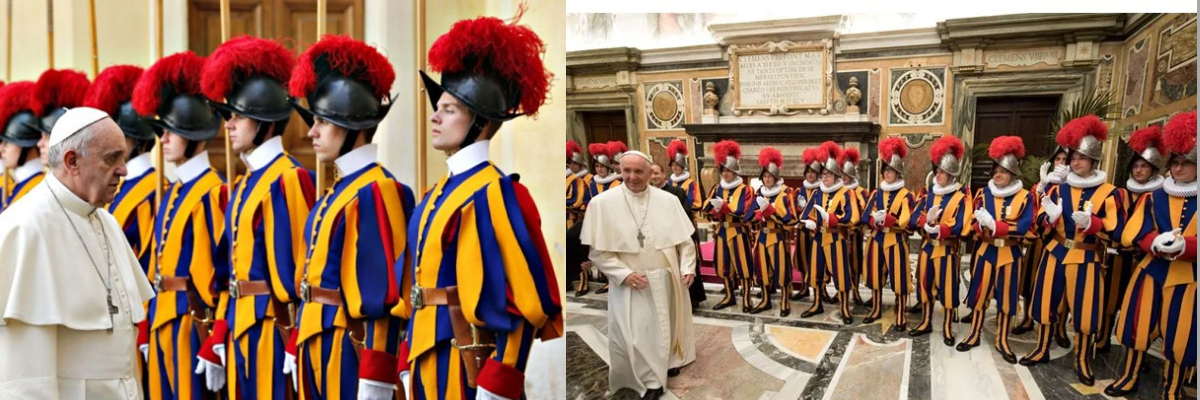 O Papa, de volta a Roma: os responsáveis pela segurança do Vaticano ...