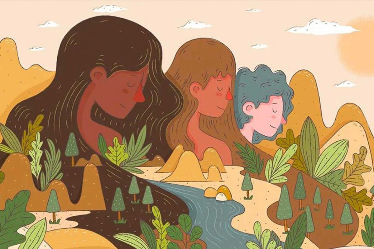“O ecofeminismo nos lembra da ajuda mútua da natureza, que a vida boa é ...